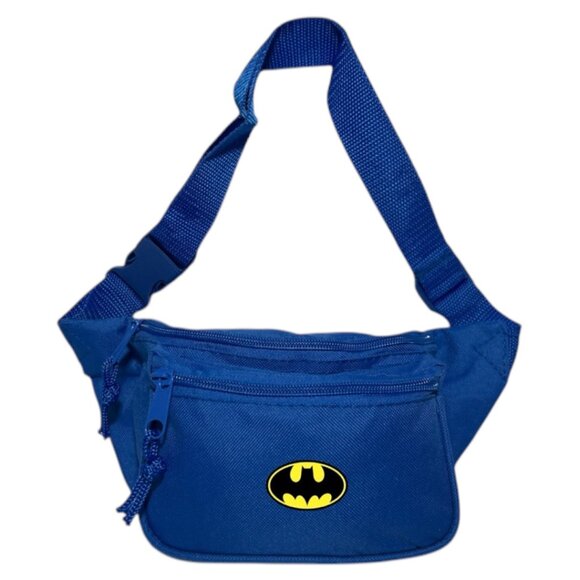 Bags | Mens Batman Superhero Logo Fanny Pack Royal Blue | Poshmark